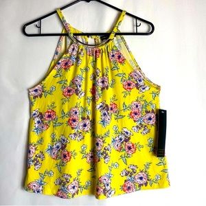 always indigo | Tops | New Always Indigo Floral Tank Size S | Poshmark